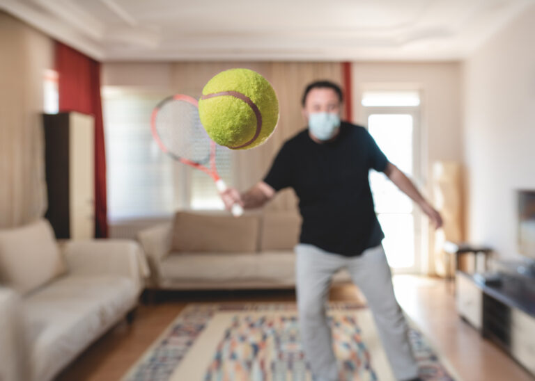 4 Ways To Practice Your Tennis Serve At Home - Dad Racket